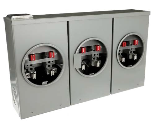 Hydel SD320PW | 3 Position Meter Socket 200A 600V, NEMA 3 Rated – Green ...
