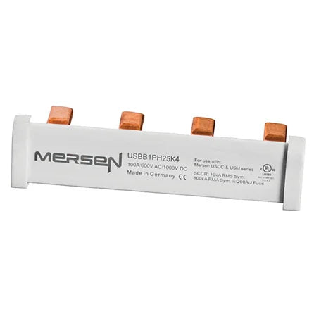 USBB1PH25K4 | Mersen Single-Phase Bus Bar System, 4-Pole – Green Bird ...