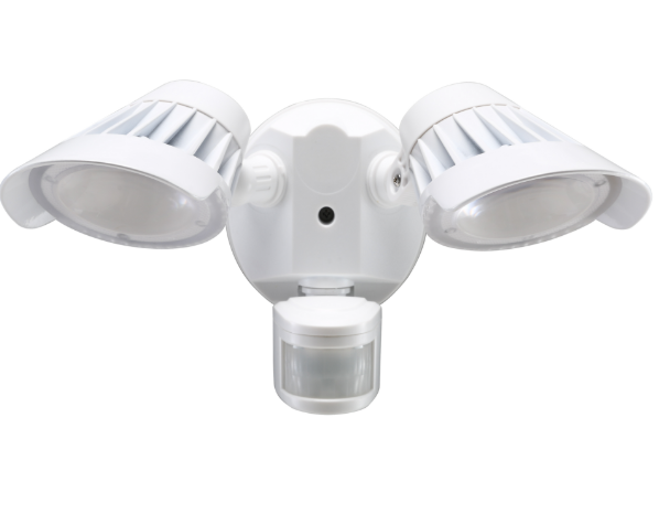 Security Light, Two Head with Sensor – GreenBird Electric Solutions Inc.